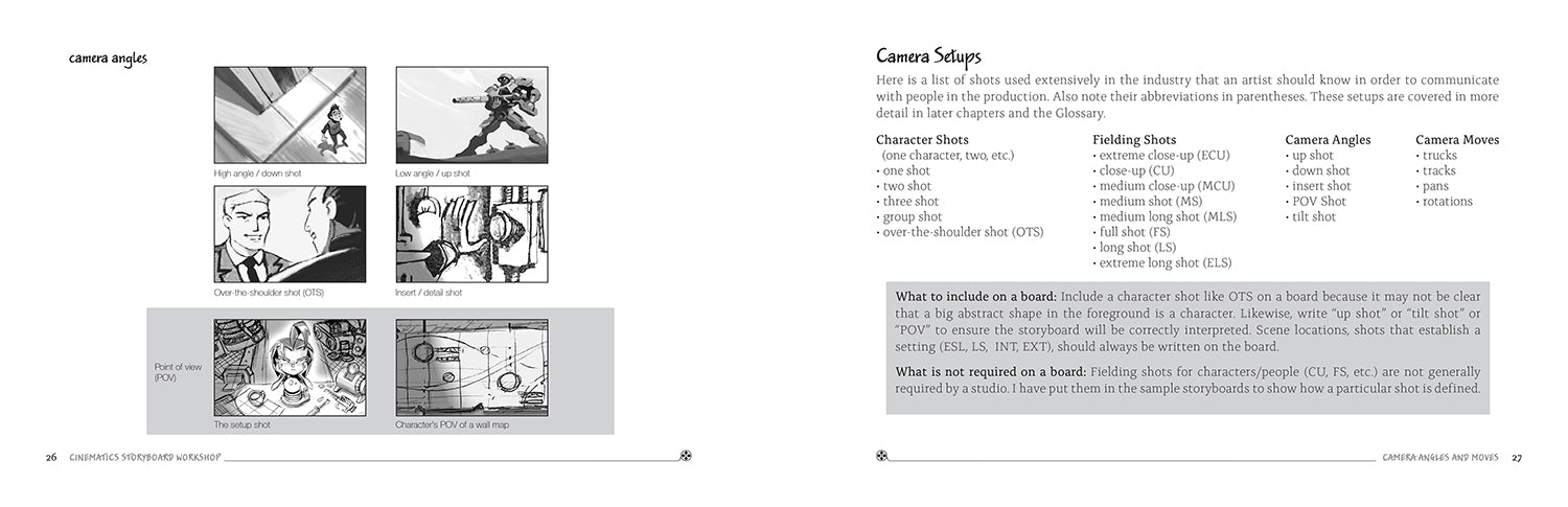 Cinematics Storyboard Workshop – Design Studio Press