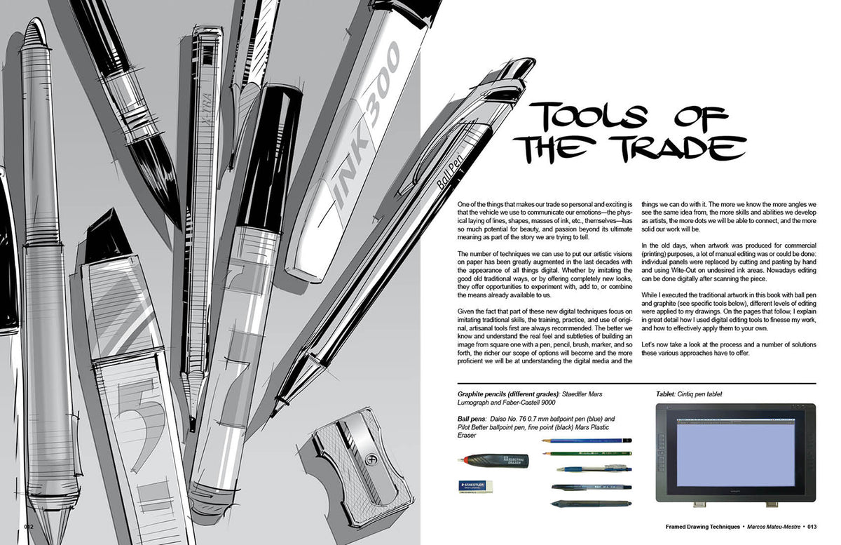 Framed Drawing Techniques – Design Studio Press