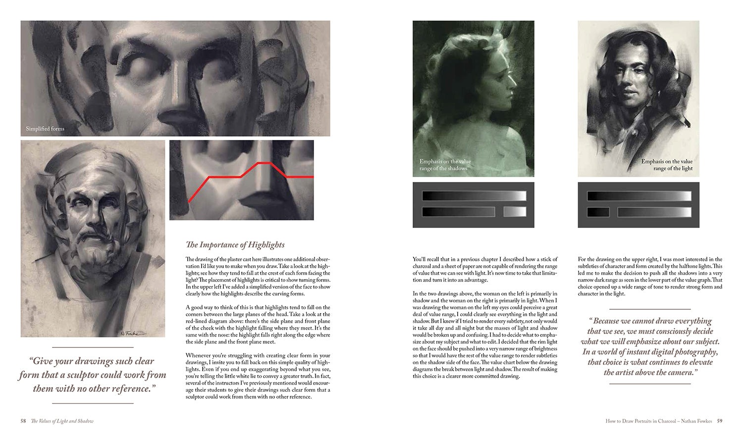 How to Draw Portraits in Charcoal – Design Studio Press